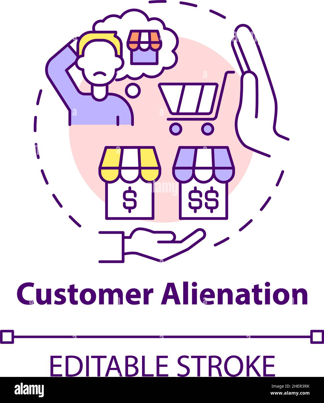 Alienation Stock Vector Images - Alamy