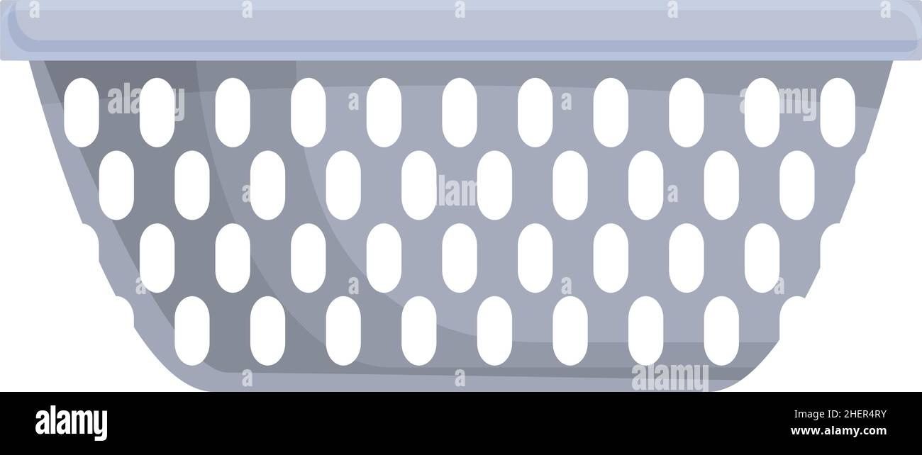 Colander strainer icon cartoon vector. Kitchen sieve. Pasta cooking ...