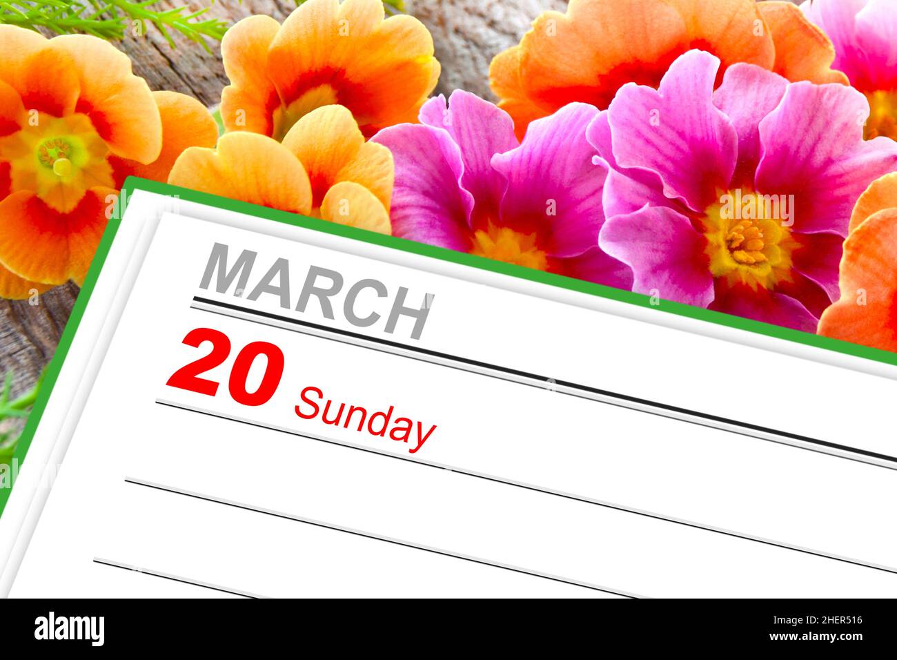 Date march 20 wooden hi-res stock photography and images - Alamy