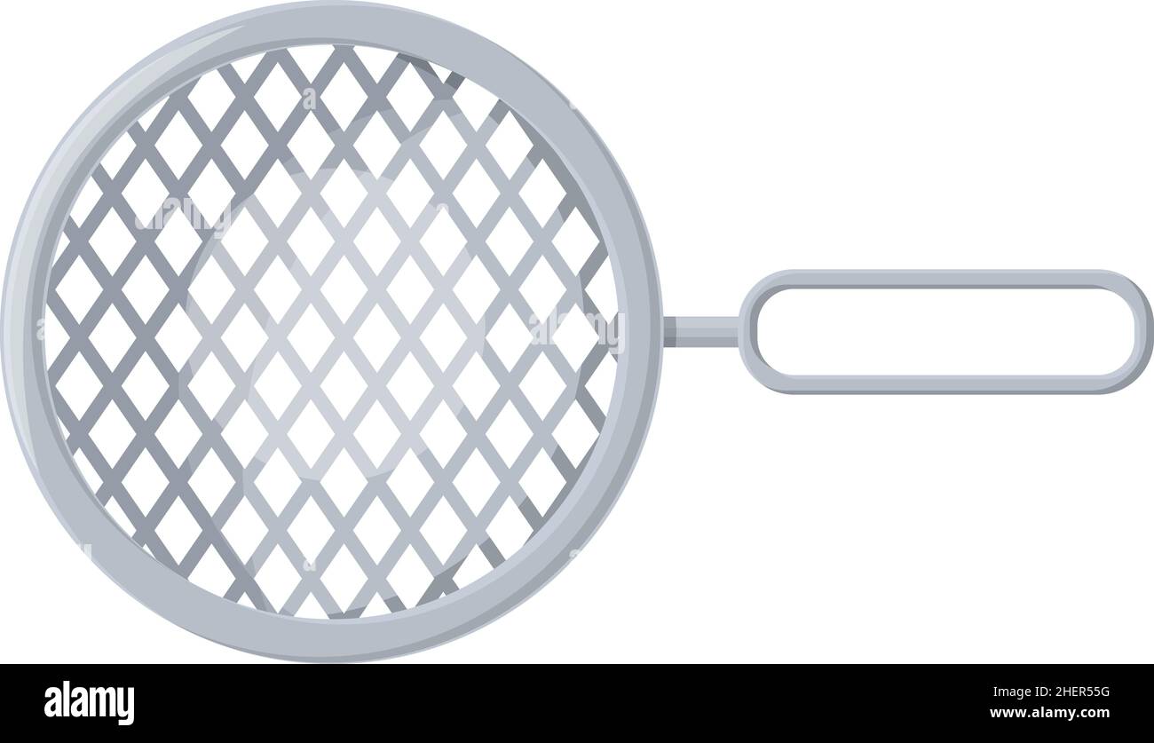 Hand colander icon cartoon vector. Sieve pasta. Saucepan water Stock ...