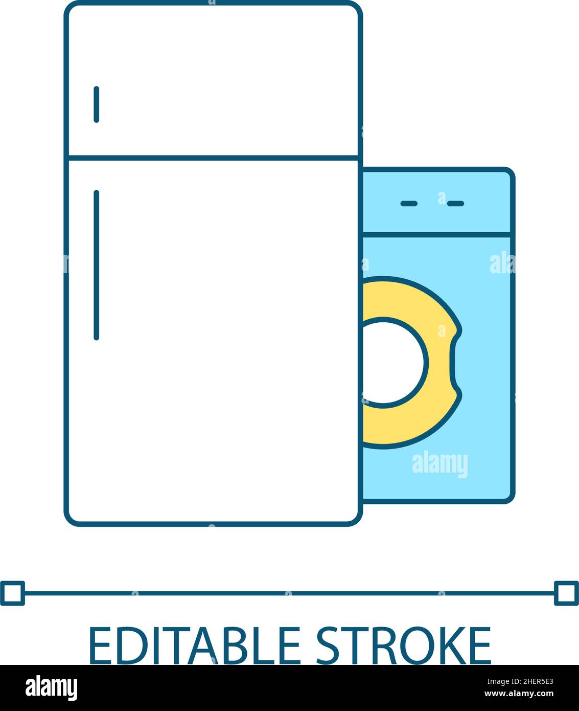 Home appliances RGB color icon Stock Vector Image & Art - Alamy