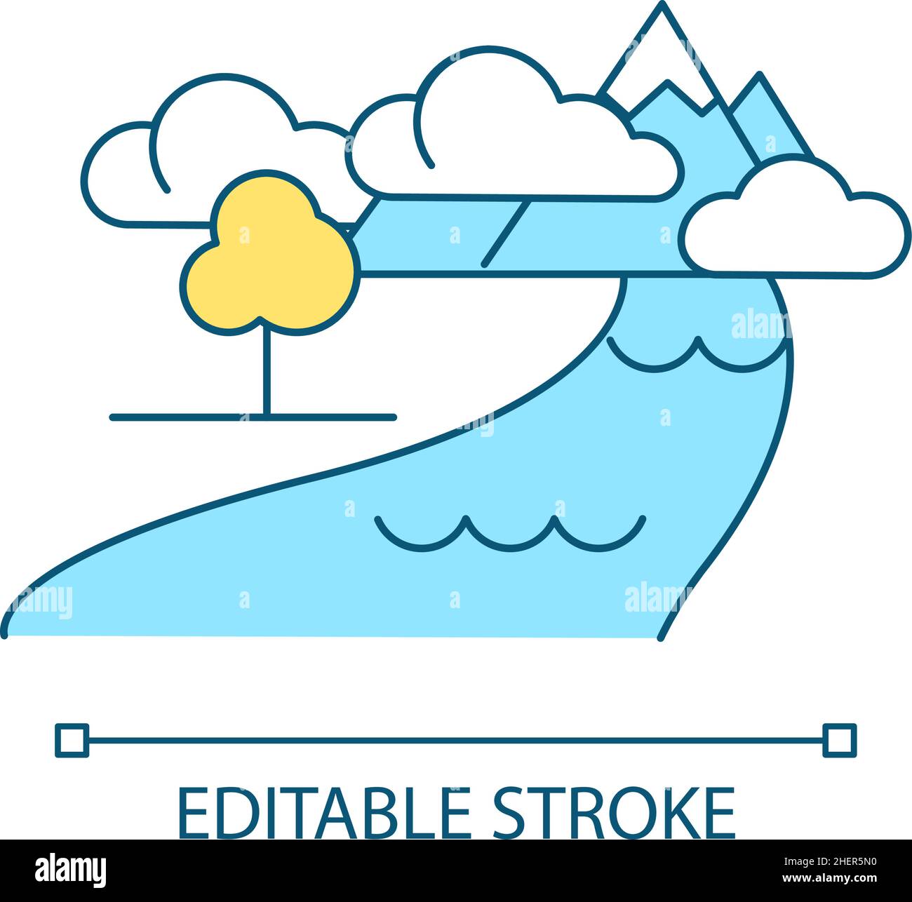 Nature RGB color icon Stock Vector Image & Art - Alamy