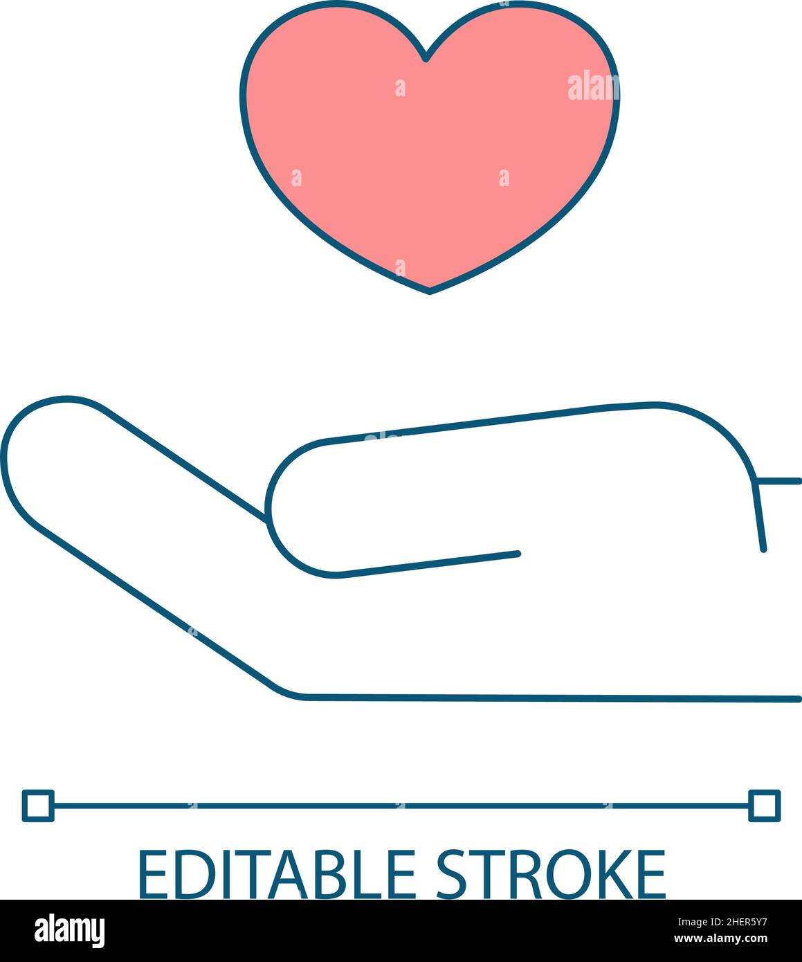 Donation RGB color icon Stock Vector Image & Art - Alamy