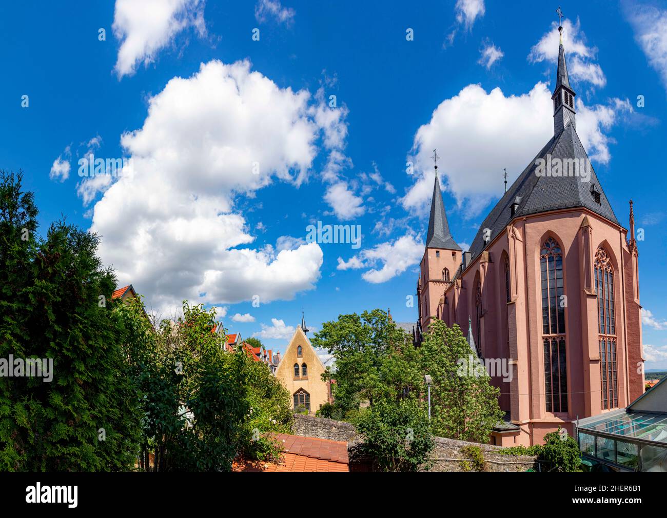 historic St. Catherines Church in Oppenheim, Germany Stock Photo - Alamy