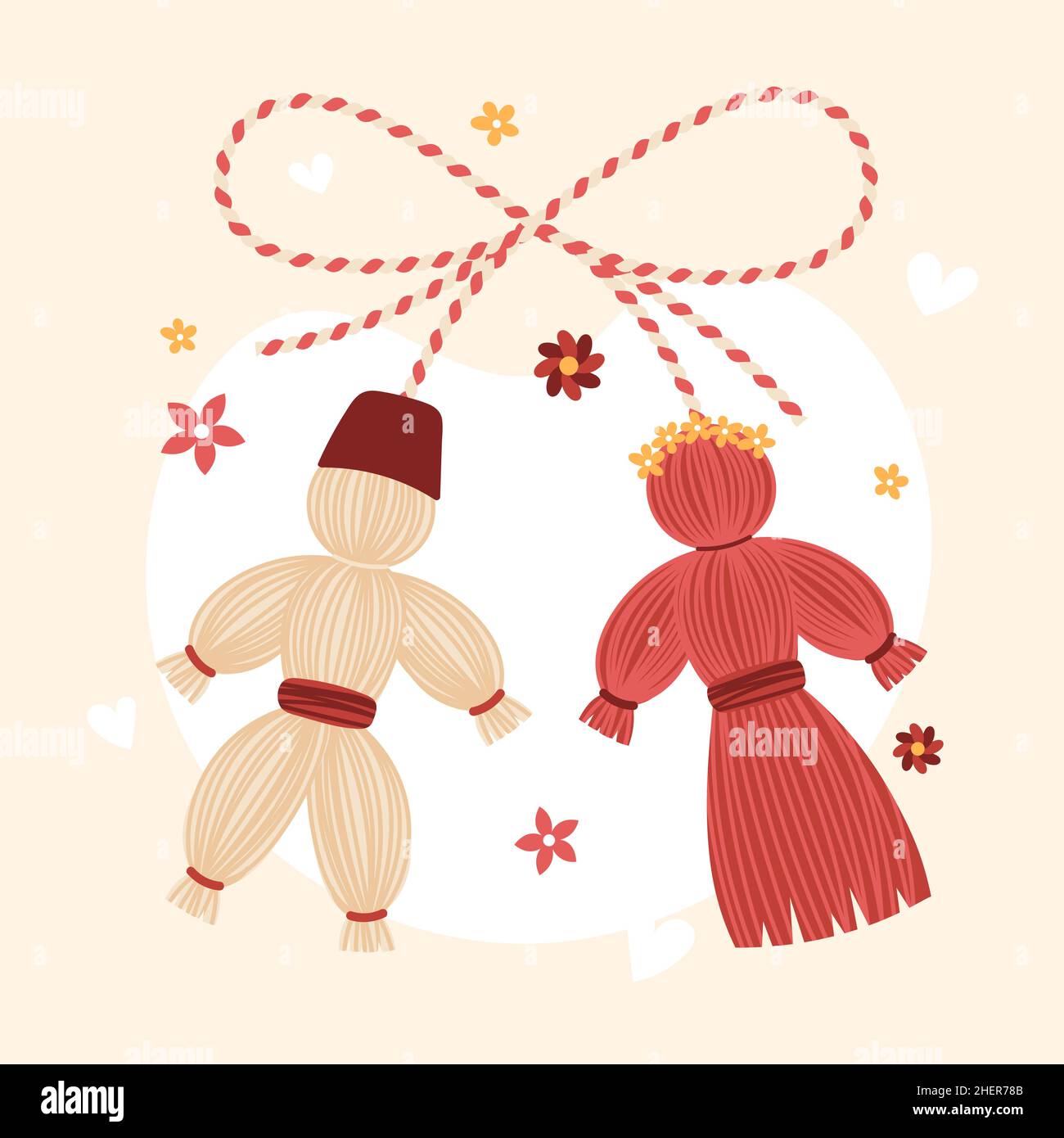 Martisor background Stock Vector Images - Alamy