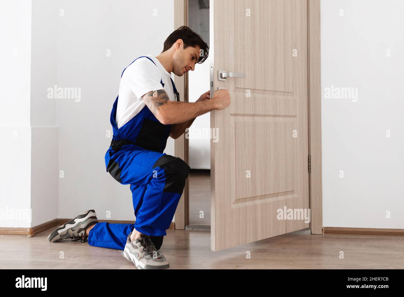 Locksmith door lock service hi-res stock photography and images - Alamy