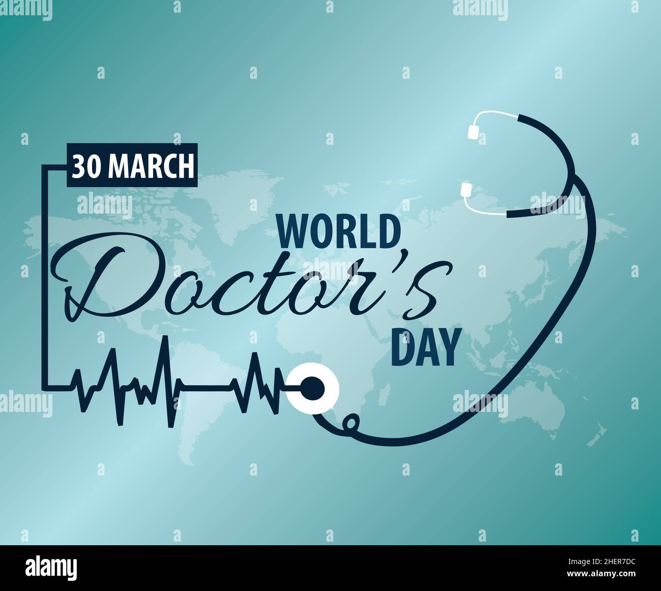 Creative national doctors day greeting hi-res stock photography and ...