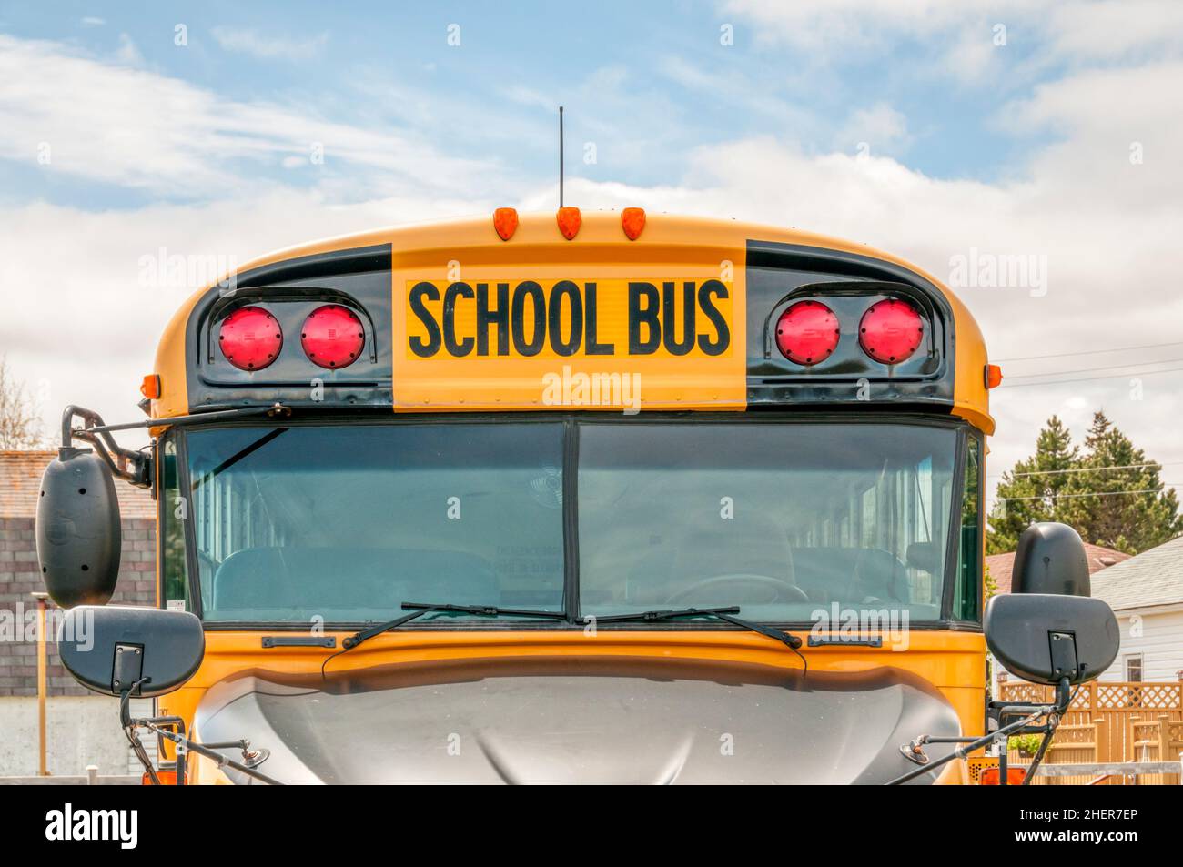 A yellow School Bus Stock Photo - Alamy