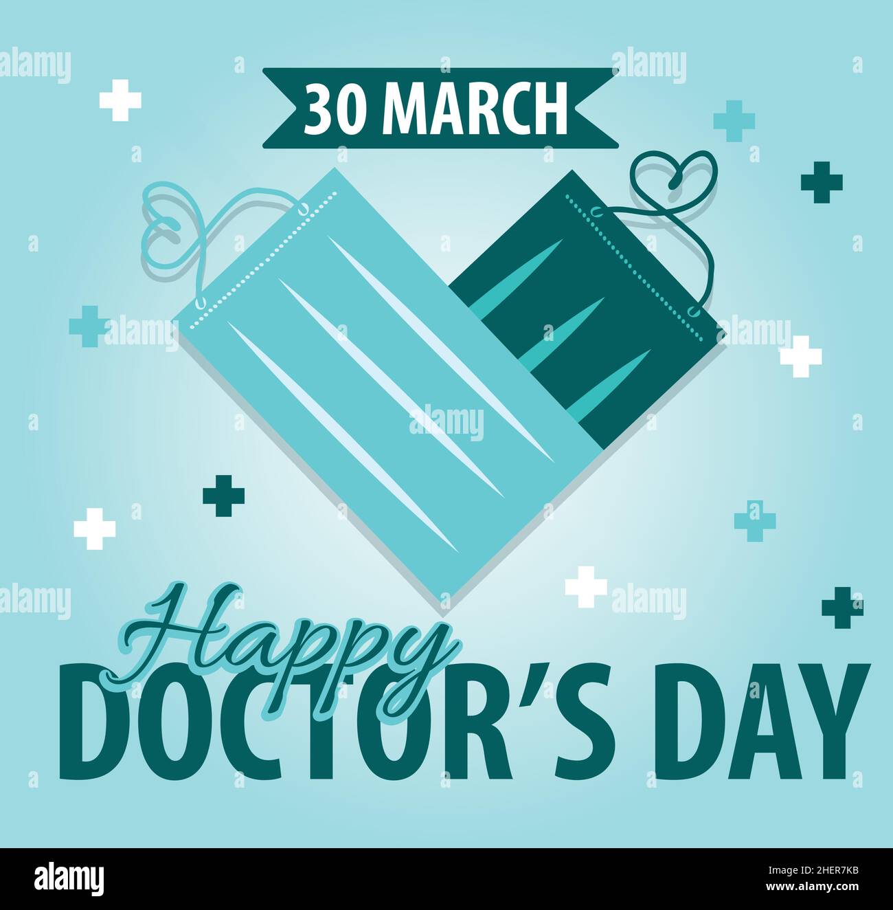 Creative national doctors day greeting hi-res stock photography and ...
