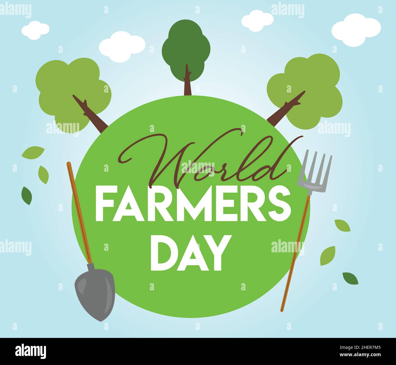 World farmers day Stock Vector Images - Alamy