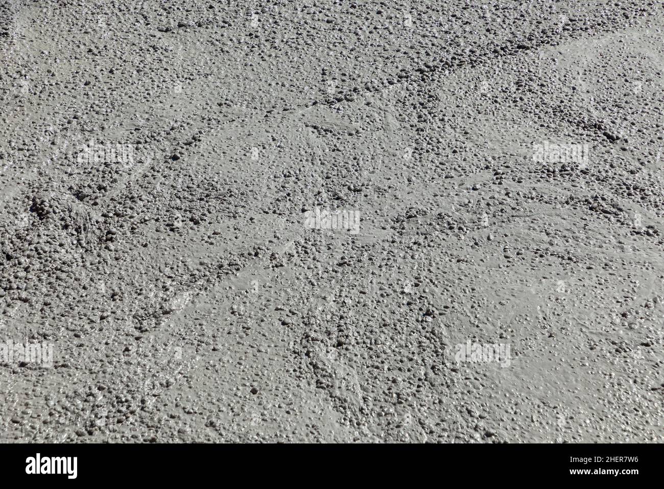 clean layer of concrete of a construction site Stock Photo - Alamy