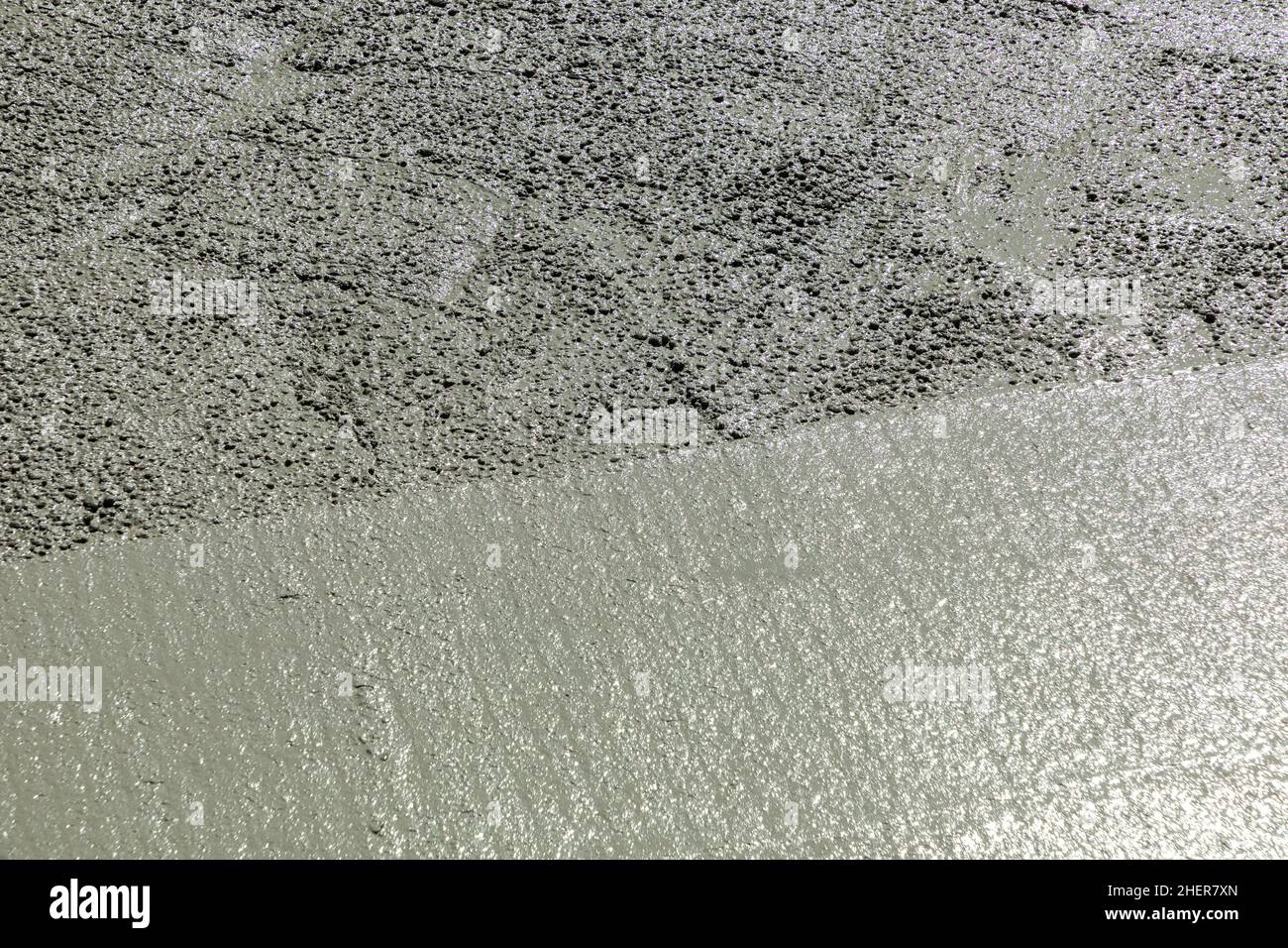 clean layer of concrete of a construction site Stock Photo - Alamy
