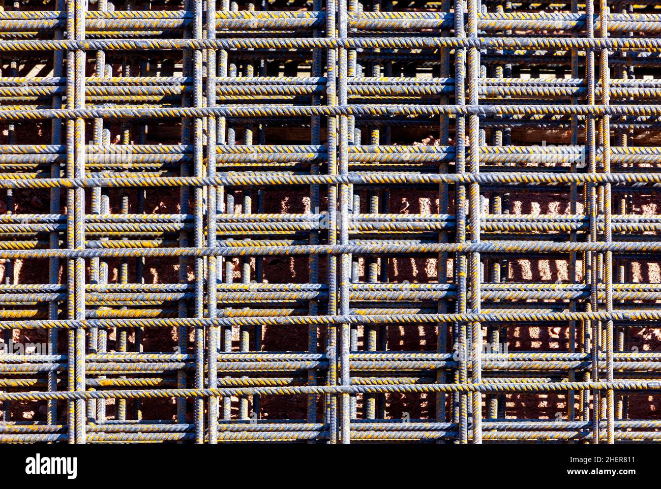 detail of iron rod at a construction site Stock Photo - Alamy