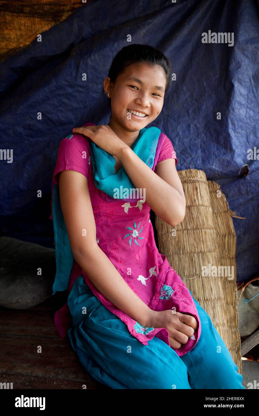 Nepal nepali girl hi-res stock photography and images - Alamy