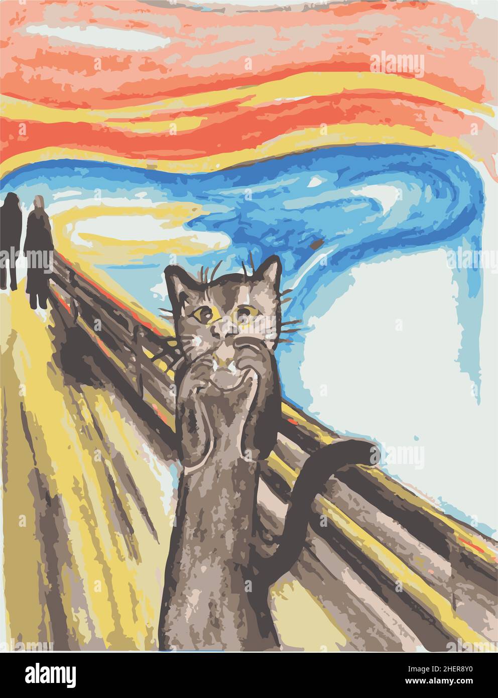 The scream painting museum hi-res stock photography and images - Alamy