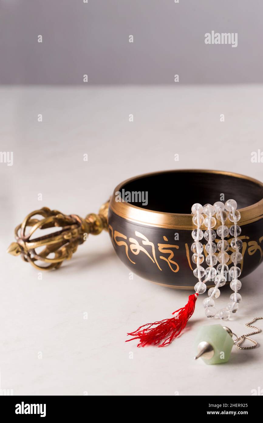 Pendulum, singing bowls and other healing tools for healing in Reiki ...