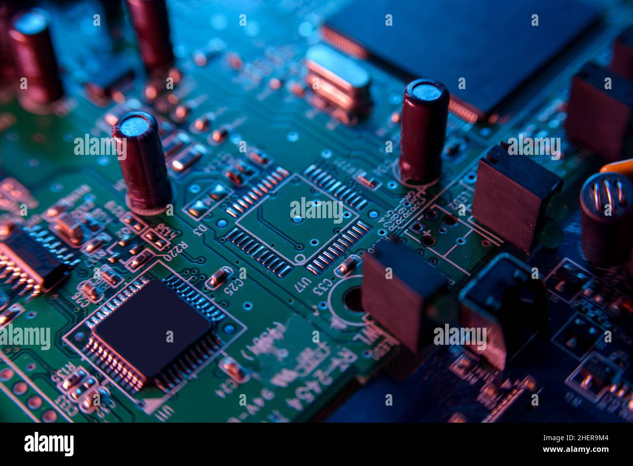 Neon motherboard hi-res stock photography and images - Alamy