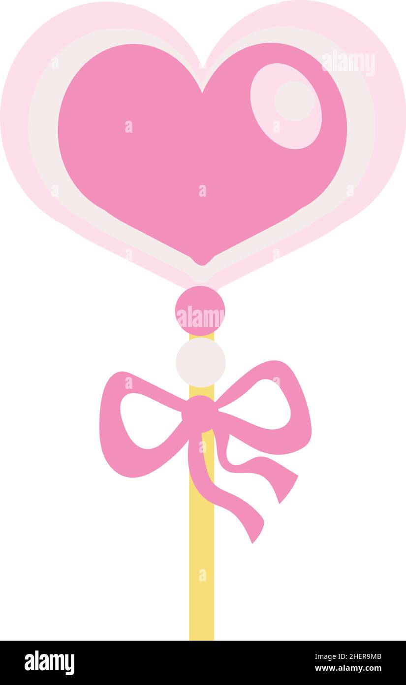 Heart lolipop Stock Vector Images - Alamy