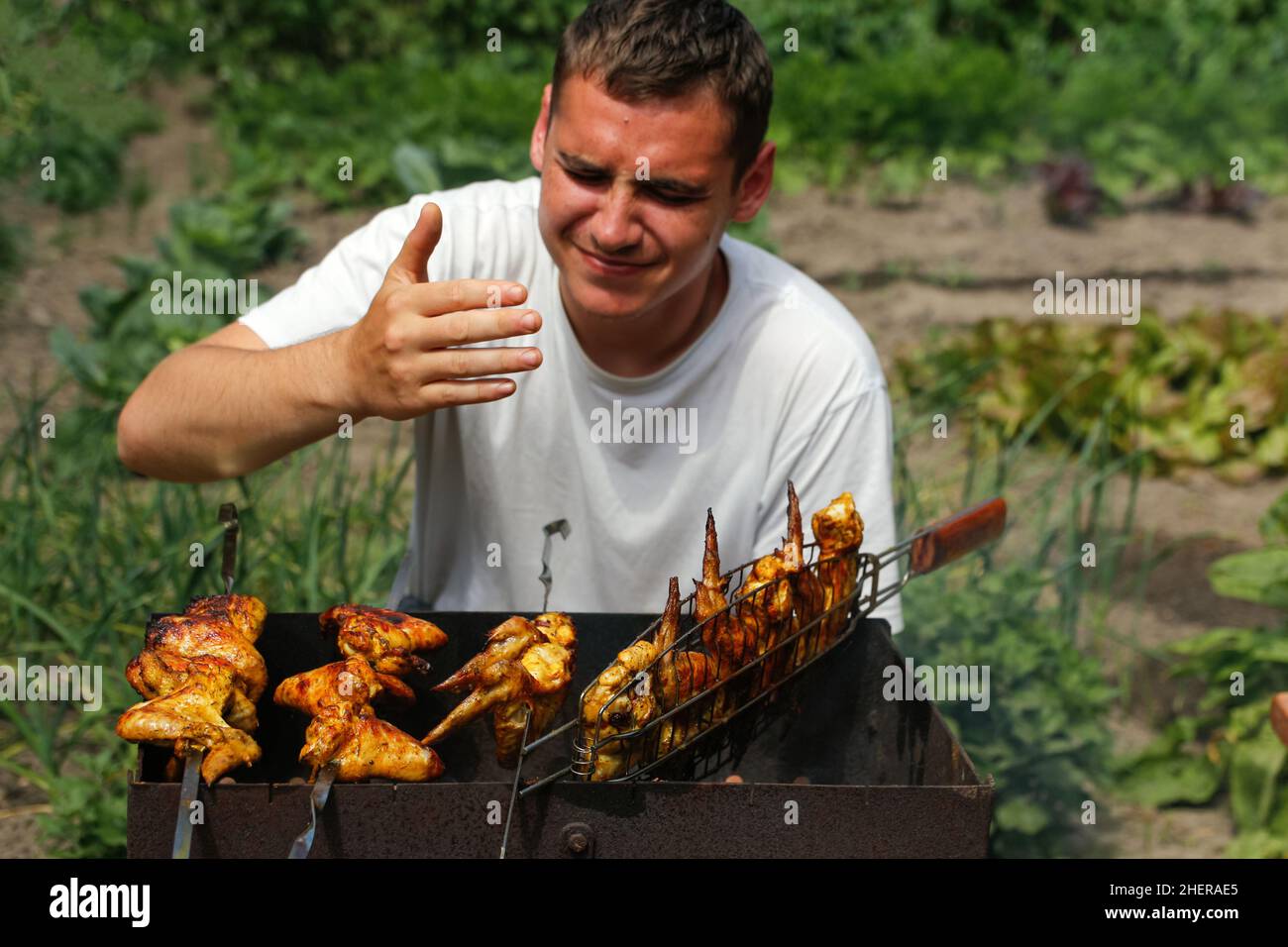 Bbq fire funny hi-res stock photography and images - Alamy