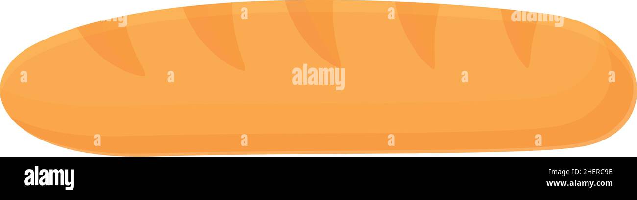 Bread icon cartoon vector. Bun pastry. Dinner baguette Stock Vector ...