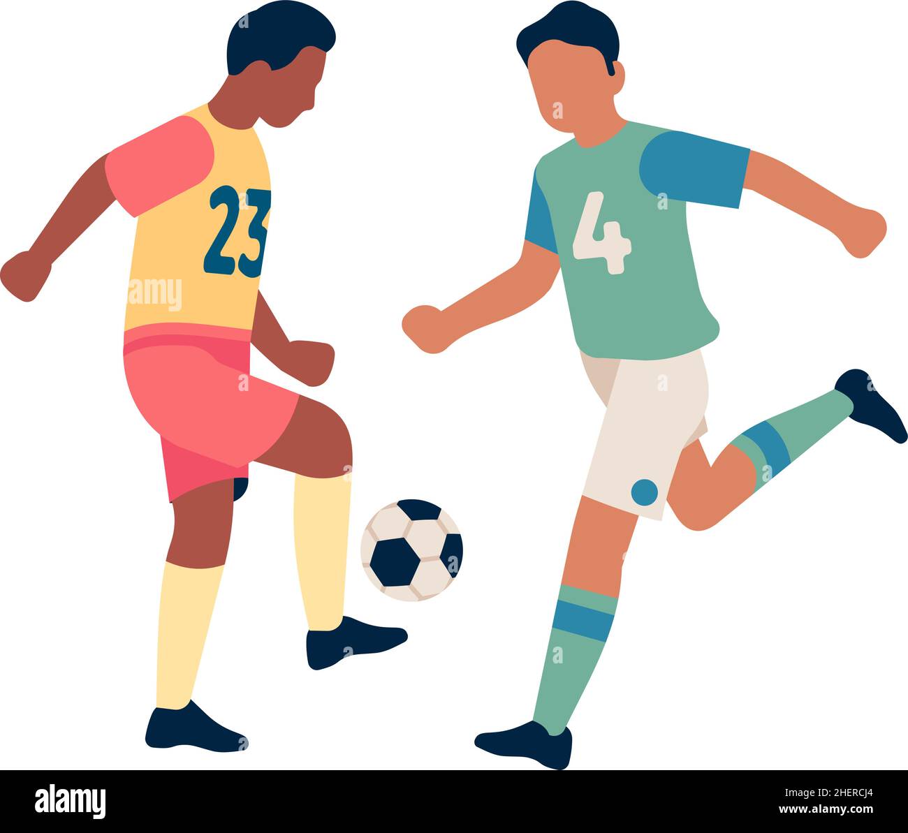 Football tackle soccer Stock Vector Images - Alamy