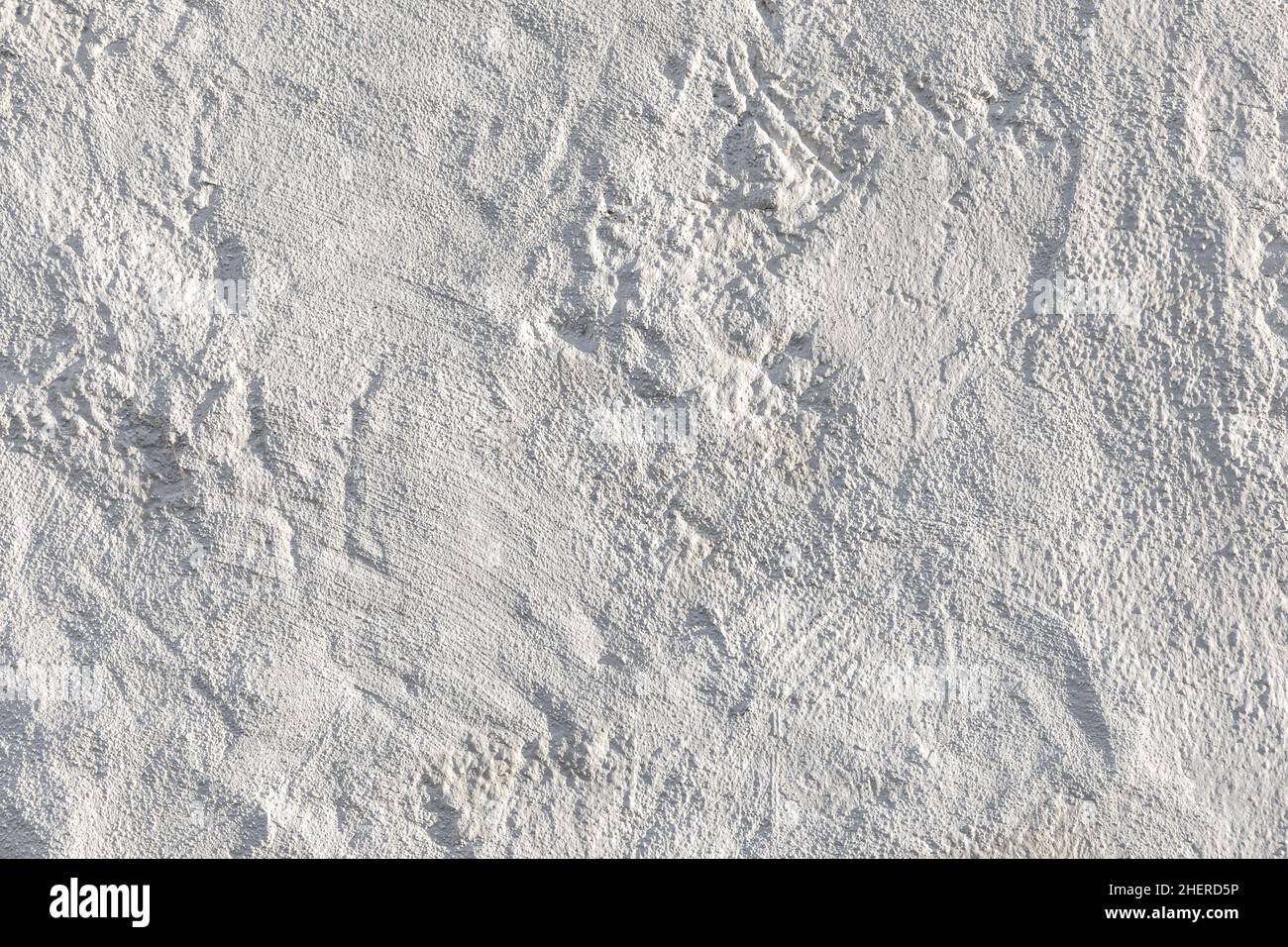 pattern of old rough plaster wall painted in white Stock Photo - Alamy