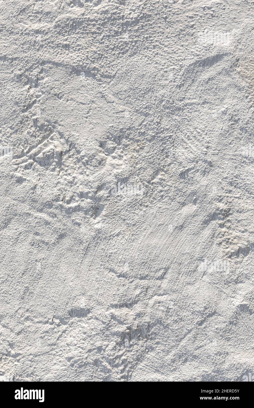 pattern of old rough plaster wall painted in white Stock Photo - Alamy