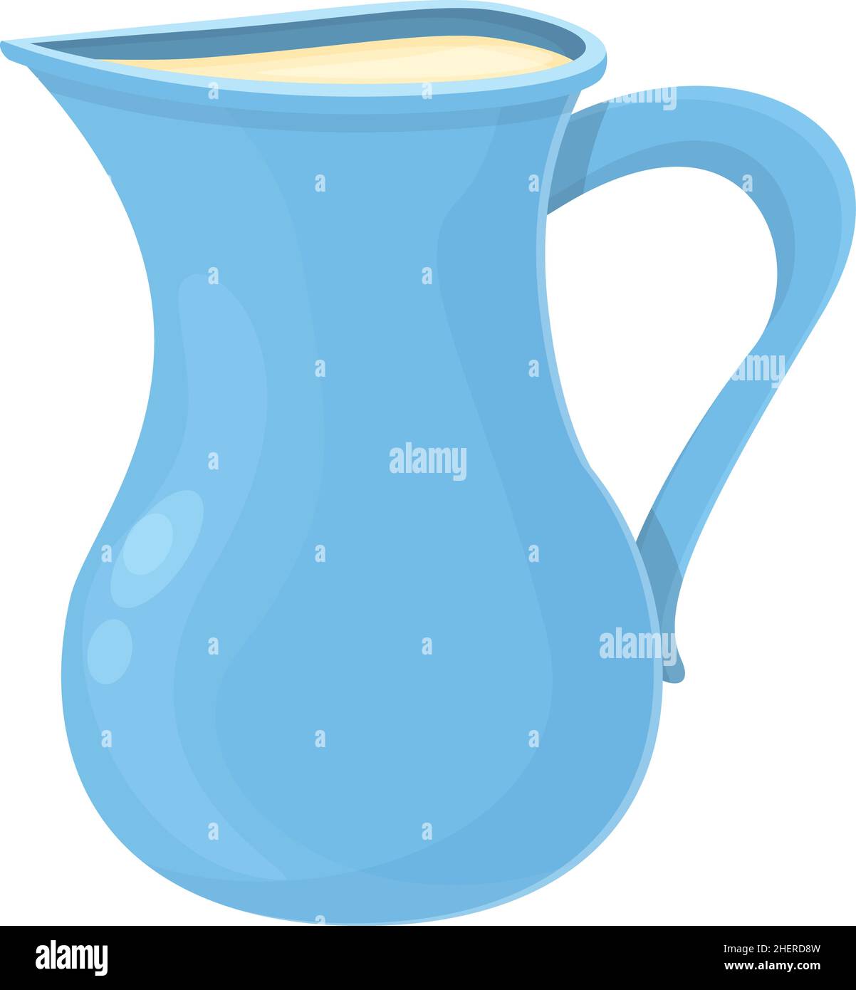 Fresh milk jug icon cartoon vector. Farm product. Food calcium Stock ...