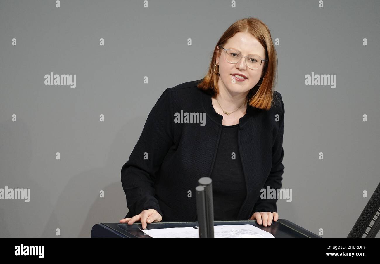 Berlin, Germany. 12th Jan, 2022. Katrin Helling-Plahr, FDP member of ...