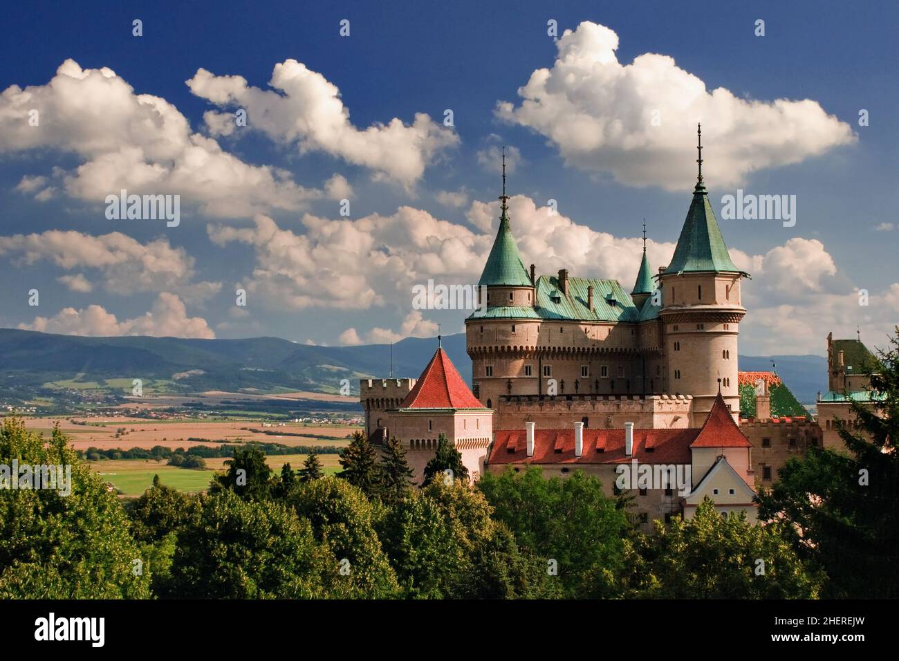 Medieval castle Bojnice, Slovakia, Europe Stock Photo - Alamy