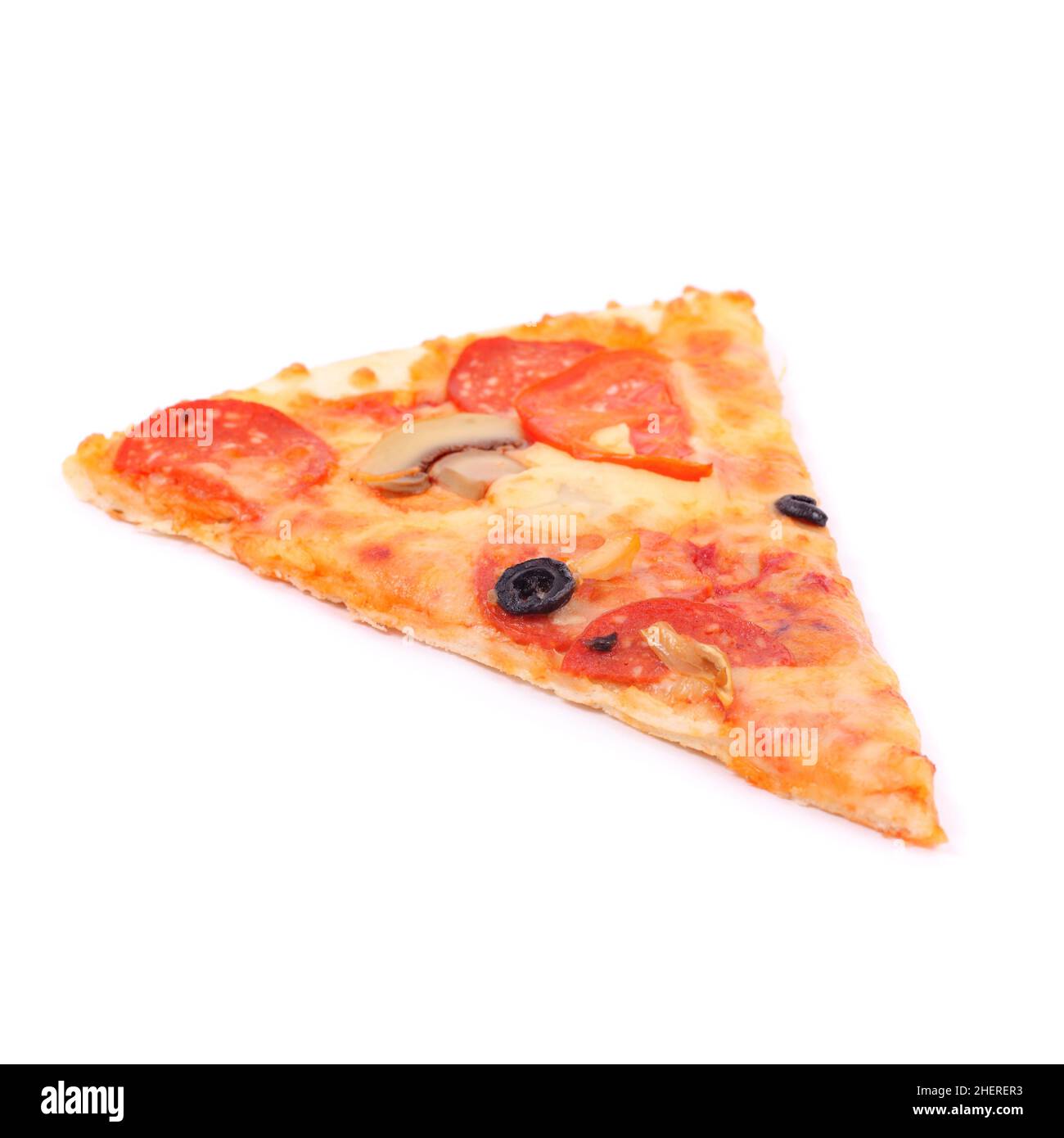 Pizza slice top view hi-res stock photography and images - Alamy