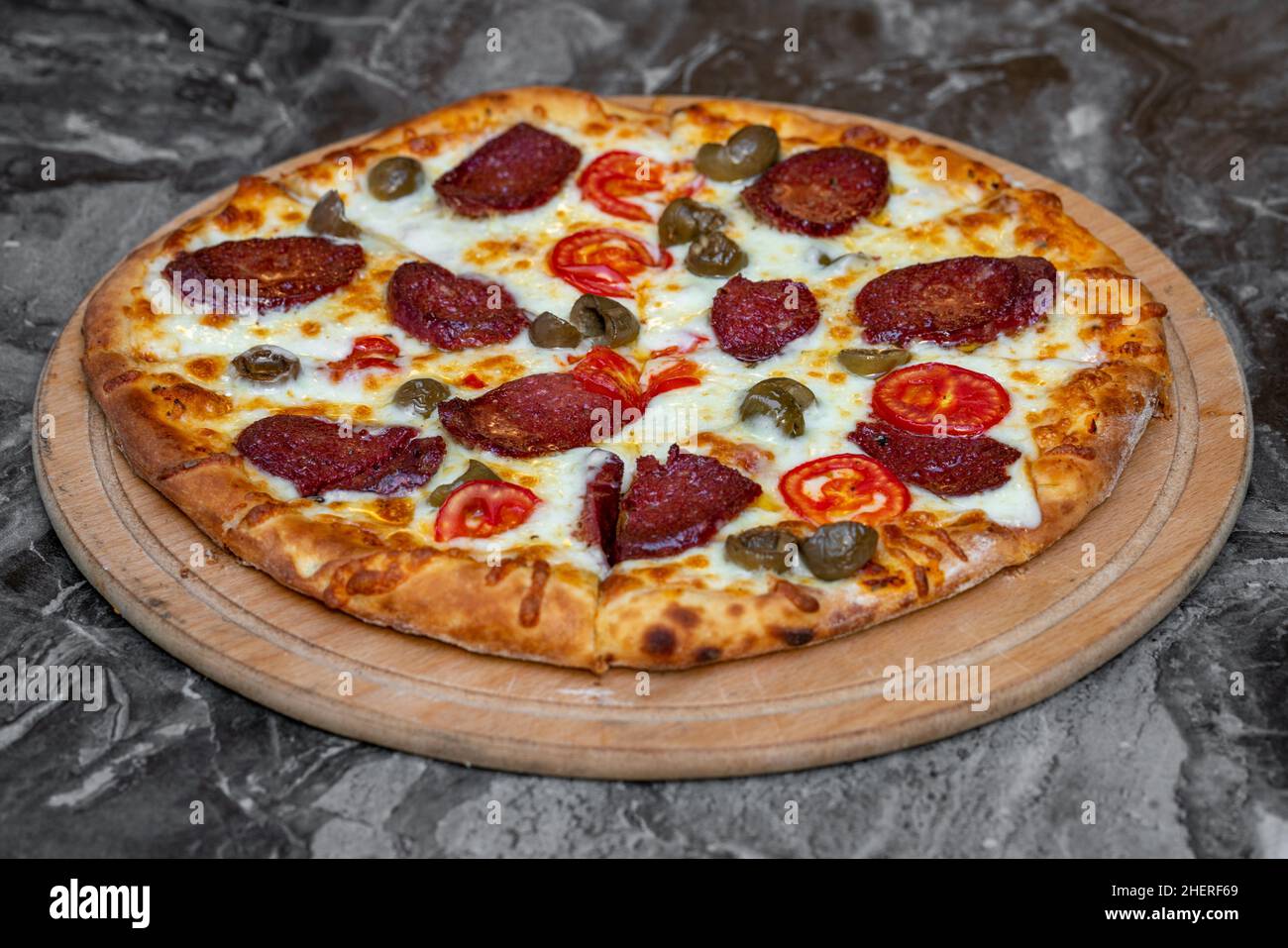 Traditional turkish pepperoni sausage hi-res stock photography and ...