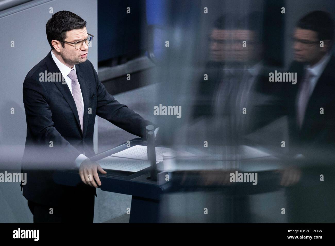 Marco Buschmann, Federal Minister of Justice, taken during the session ...