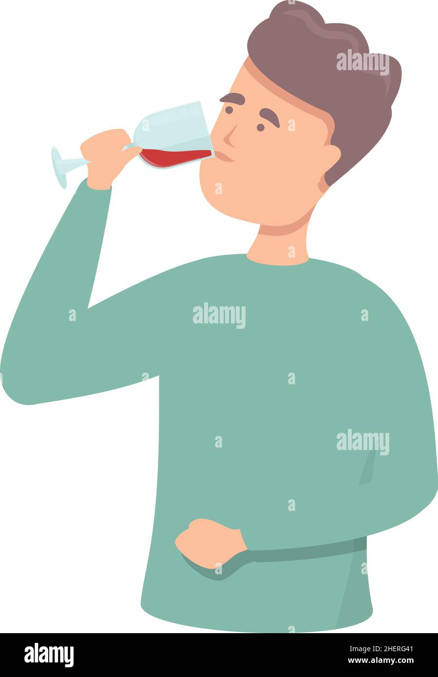 Drink wine glass icon cartoon vector. Alcohol bottle. Tasting label ...