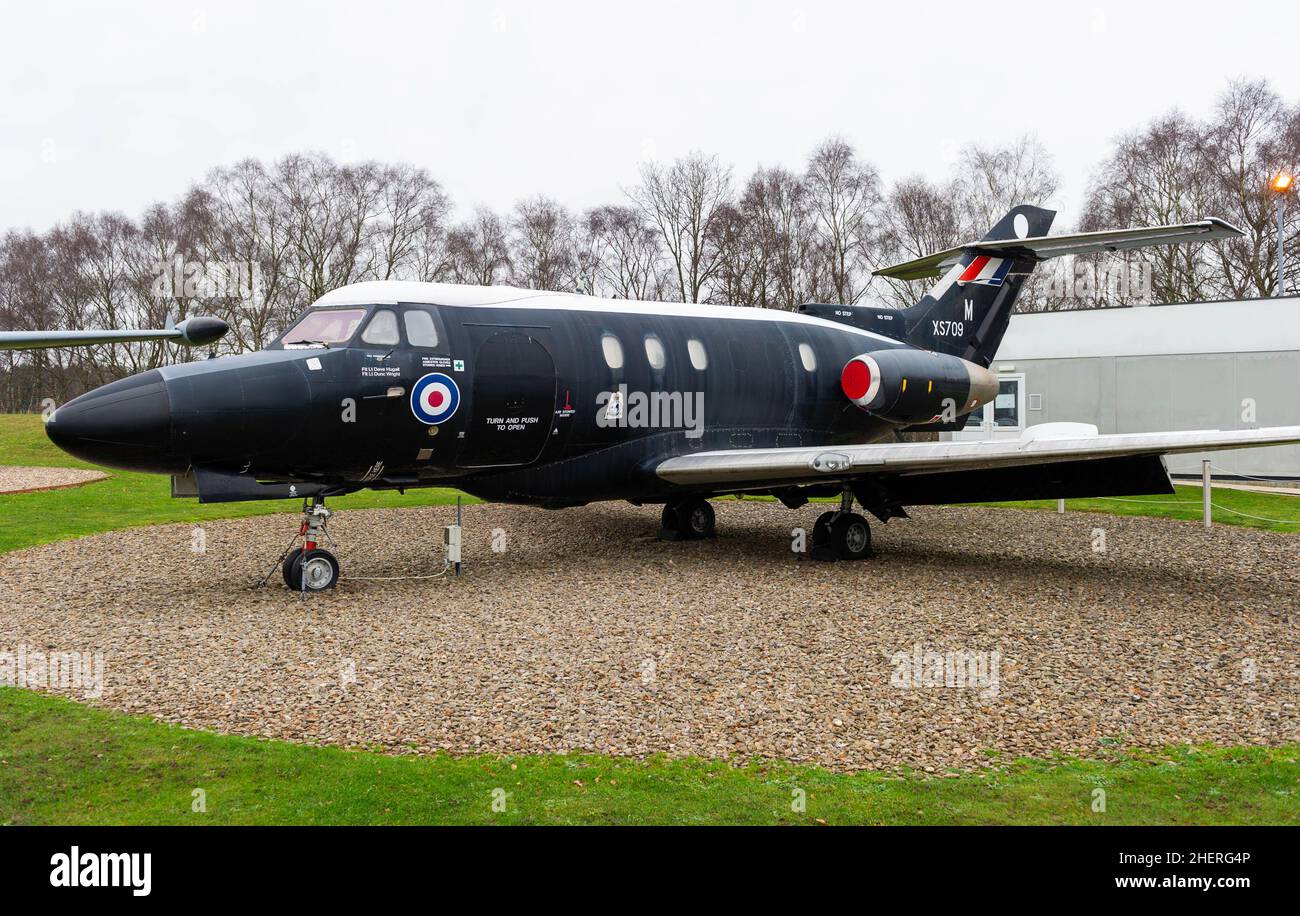 Hawker Siddeley Dominie T.Mk.1 at RAF Cosford Stock Photo - Alamy
