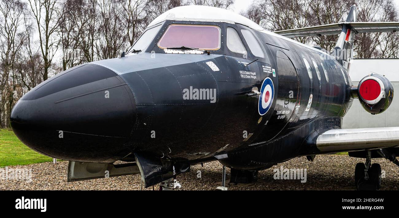 Hawker Siddeley Dominie T.Mk.1 at RAF Cosford Stock Photo - Alamy