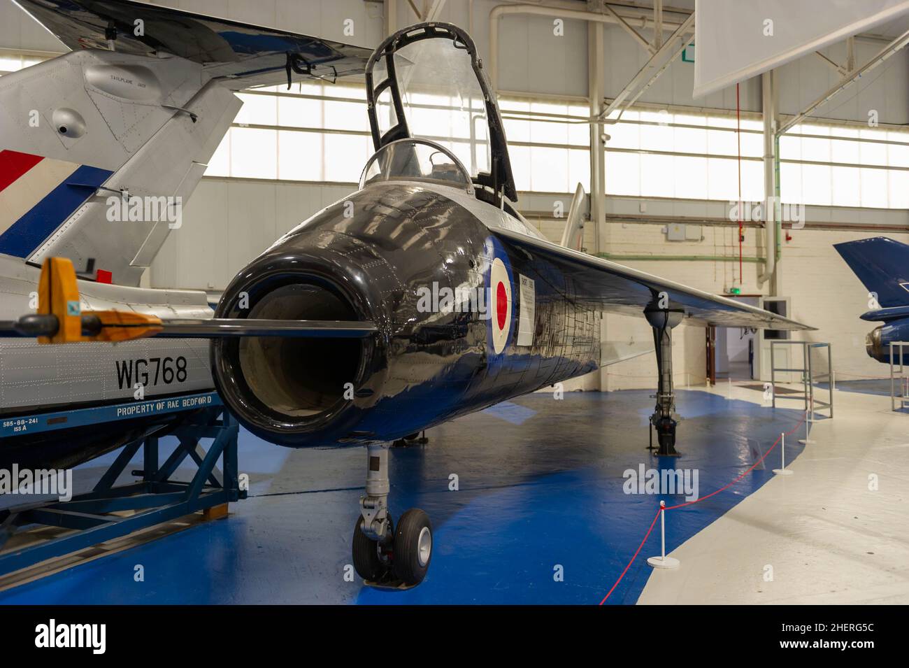 Short Brothers SB5 WG768 at RAF Cosford Stock Photo - Alamy