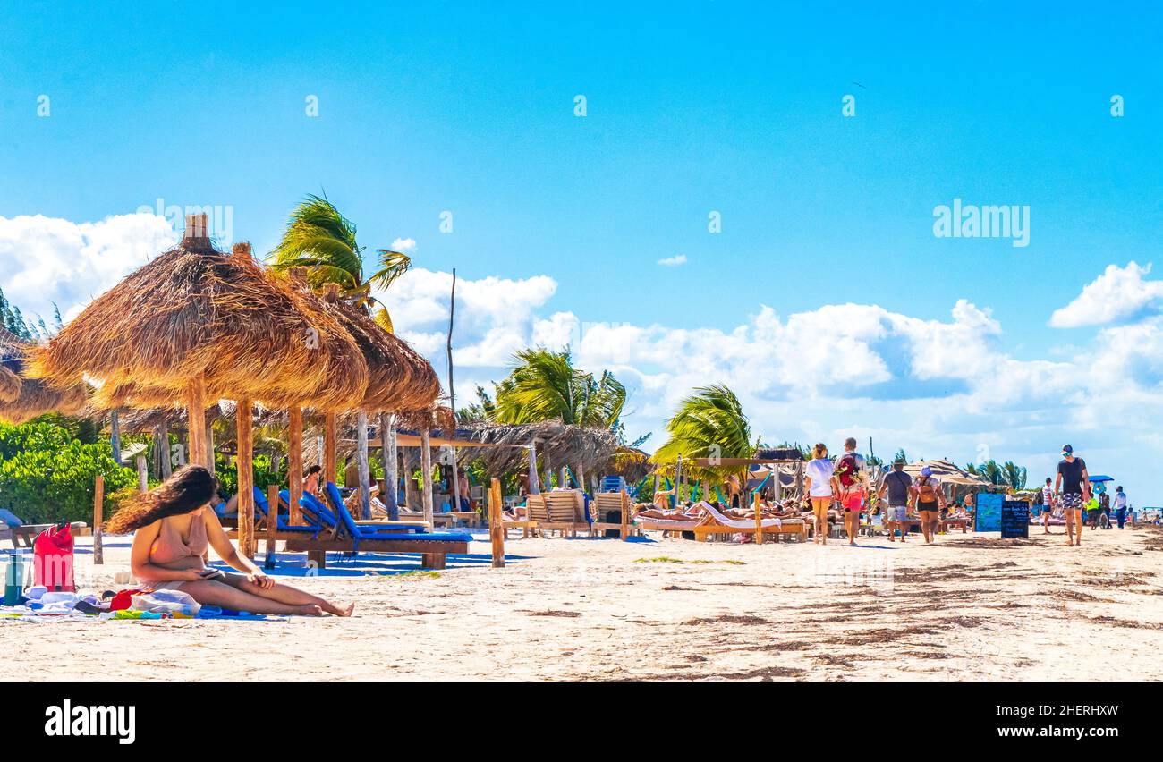 Holbox Mexico 22. December 2021 Panorama landscape view on beautiful ...