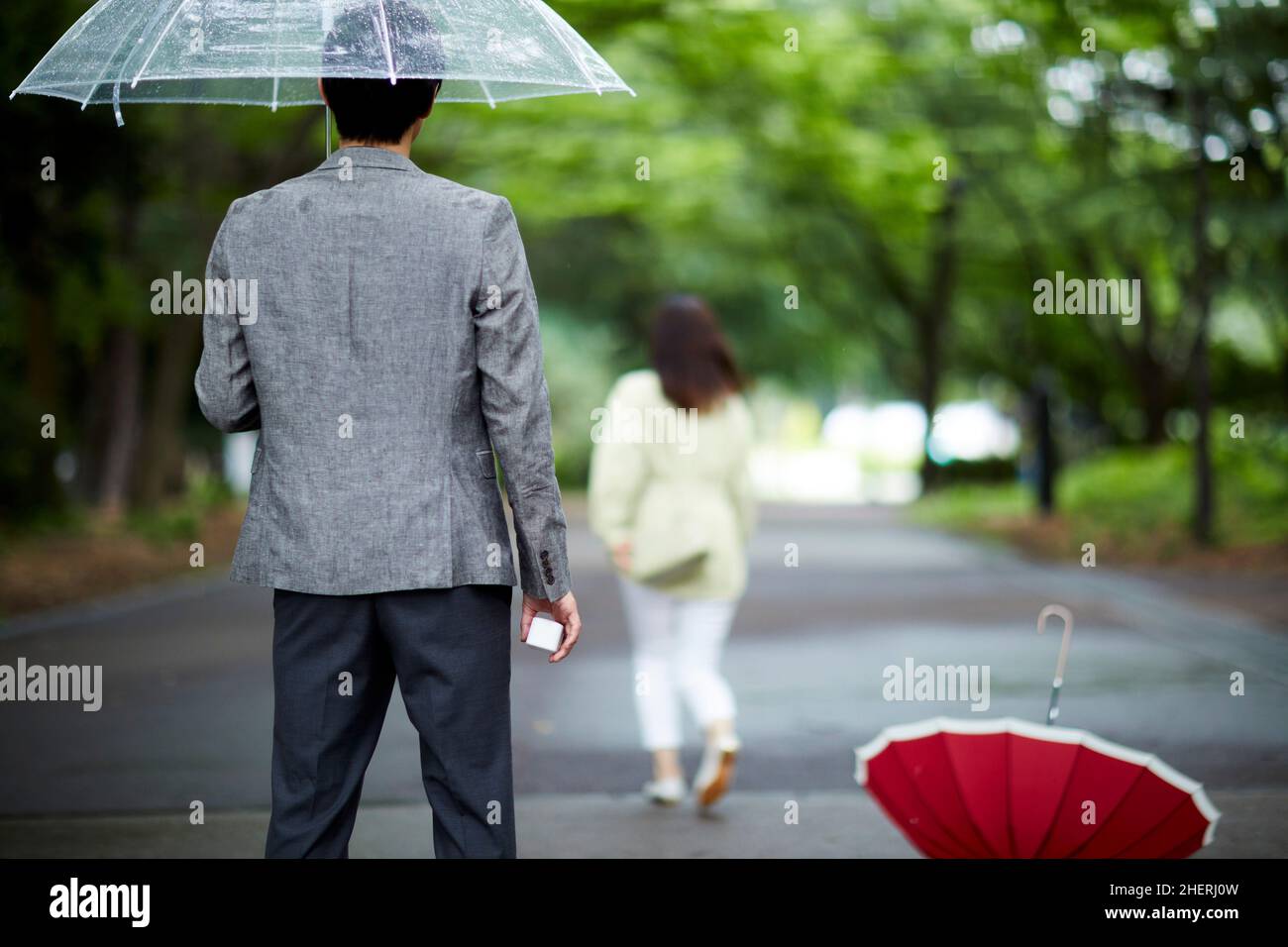 Japanese Man Being Rejected Stock Photo - Alamy