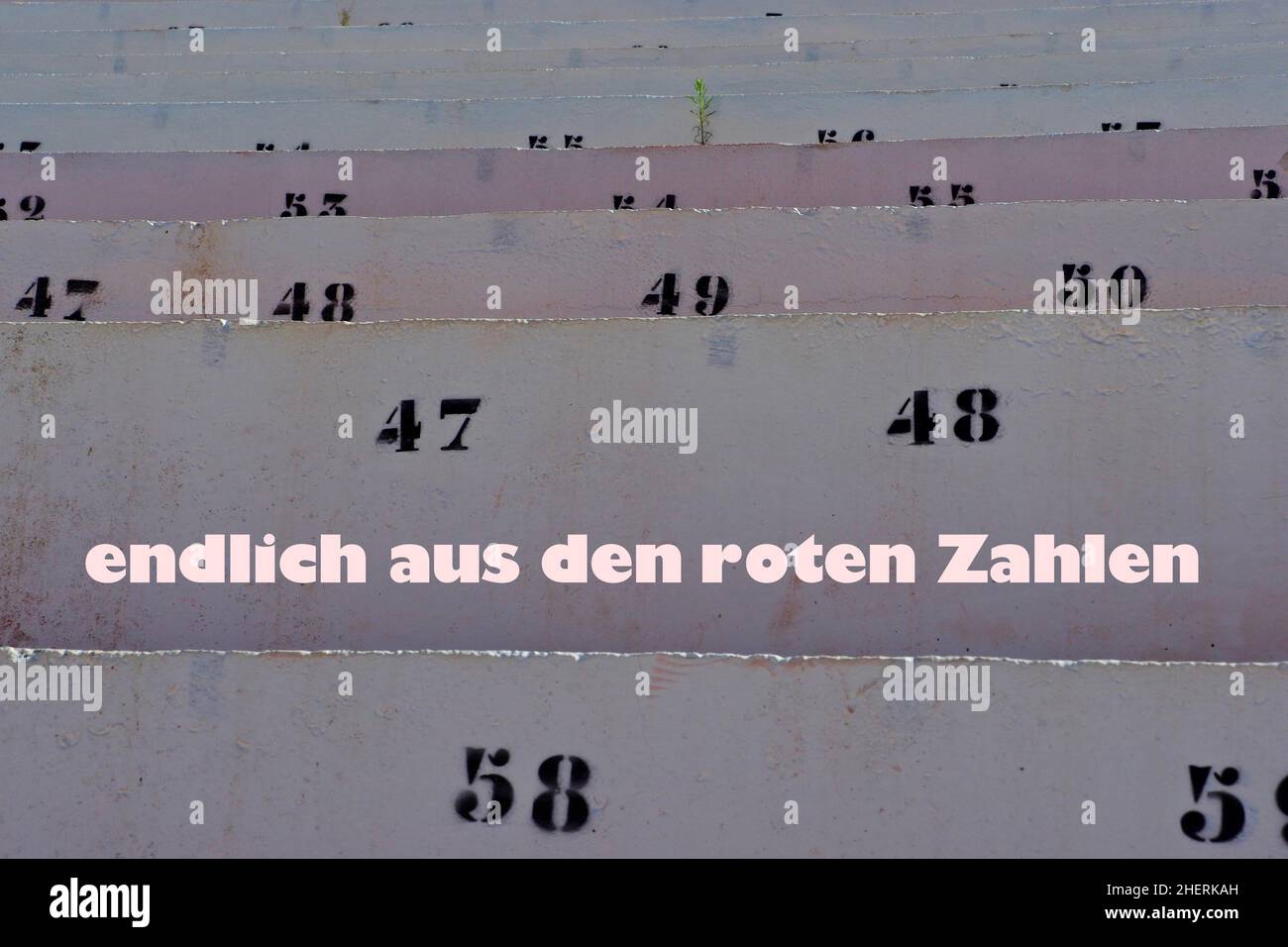 Concreted rows of seats in a bullring, word picture, finally out of the ...