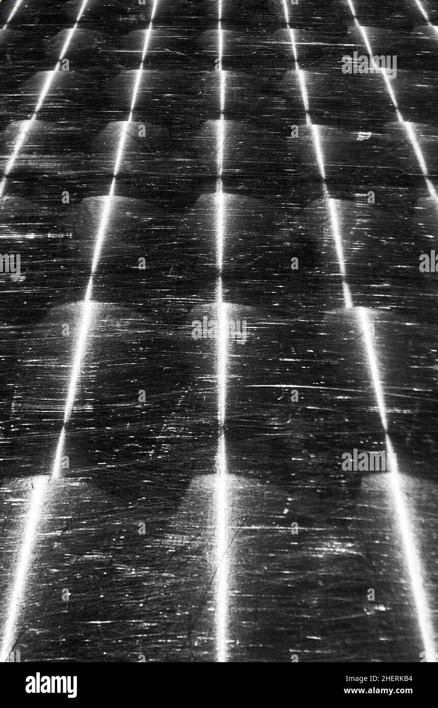 sun reflection in detail on a metal desk Stock Photo - Alamy