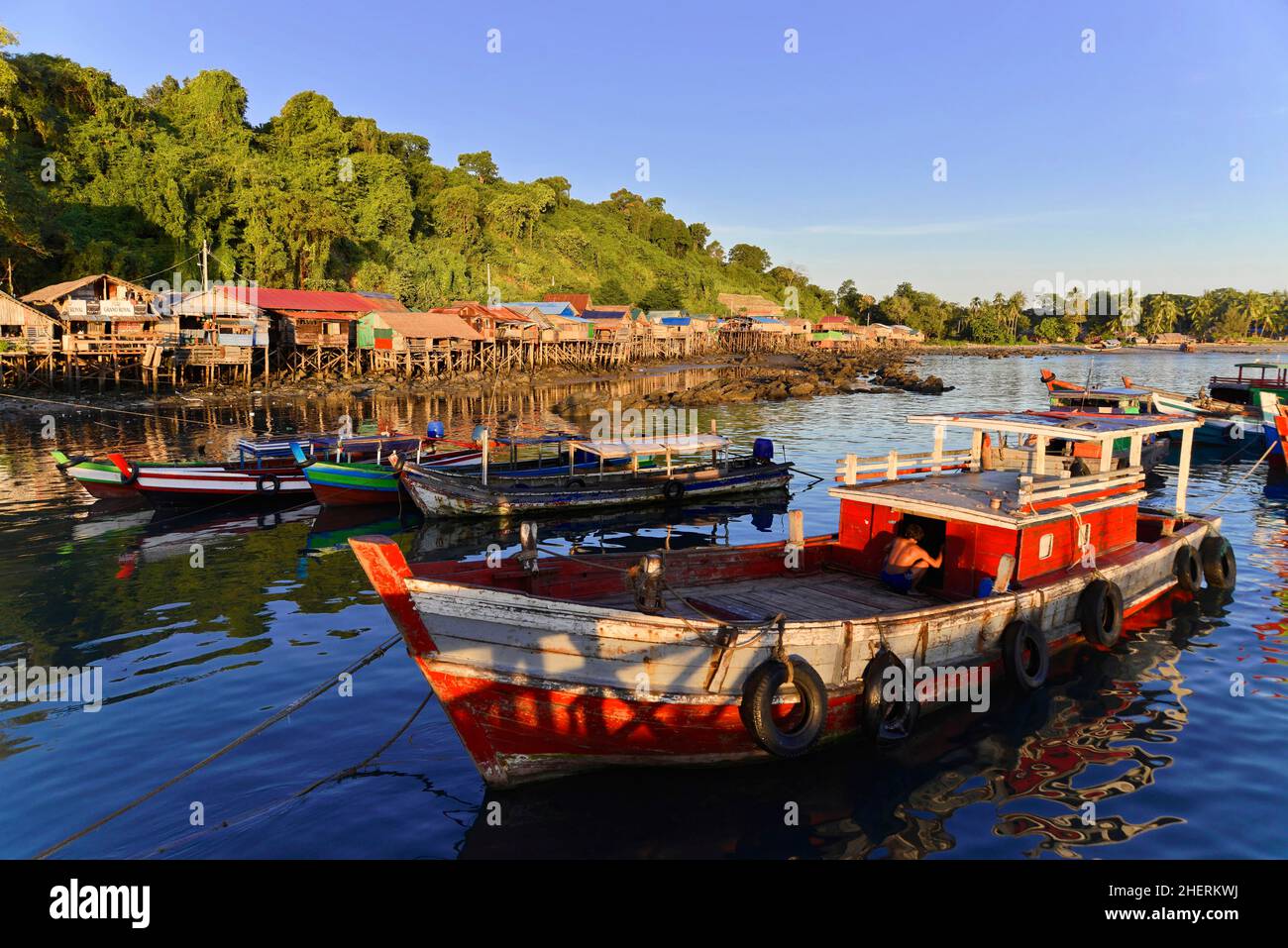 Fishing Village, Ngapali Beach, Thandwe, Burma, Burma, Myanmar Stock ...