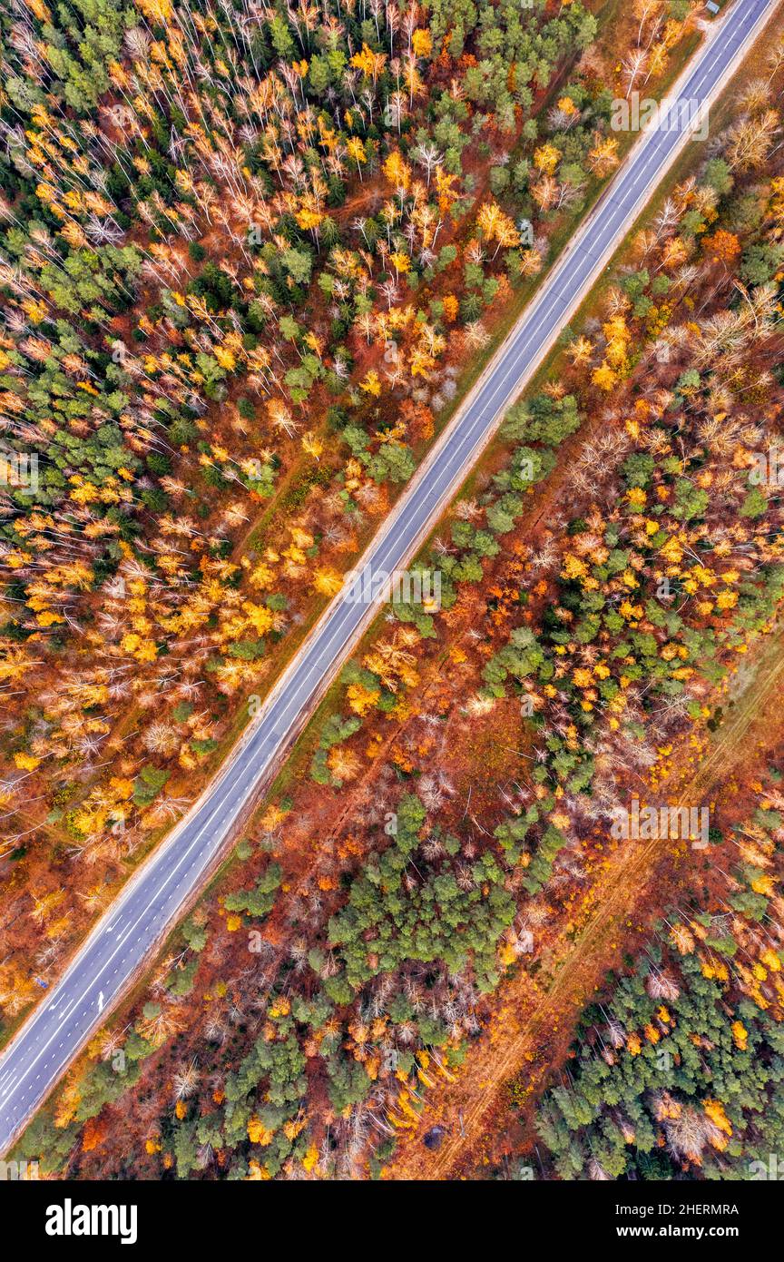 Traffic junction highway from the air hi-res stock photography and ...