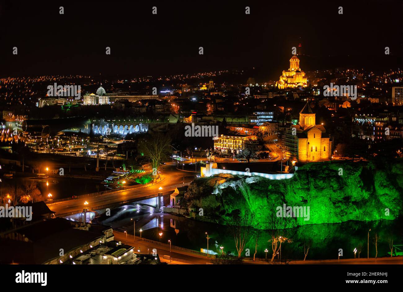 Aerial view of tbilisi hi-res stock photography and images - Alamy