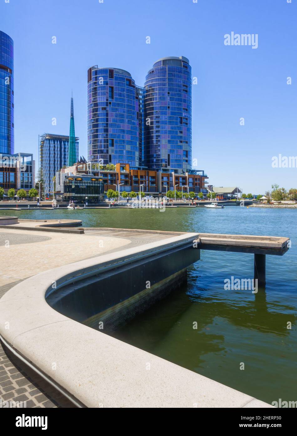 Perth, WA, Australia - Residential towers and Ritz Carlton hotel by ...