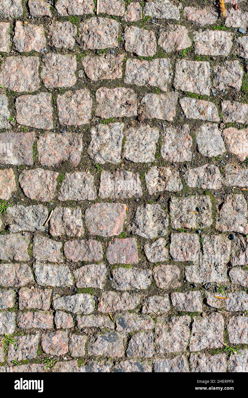 old cobble stone pattern at the street Stock Photo - Alamy