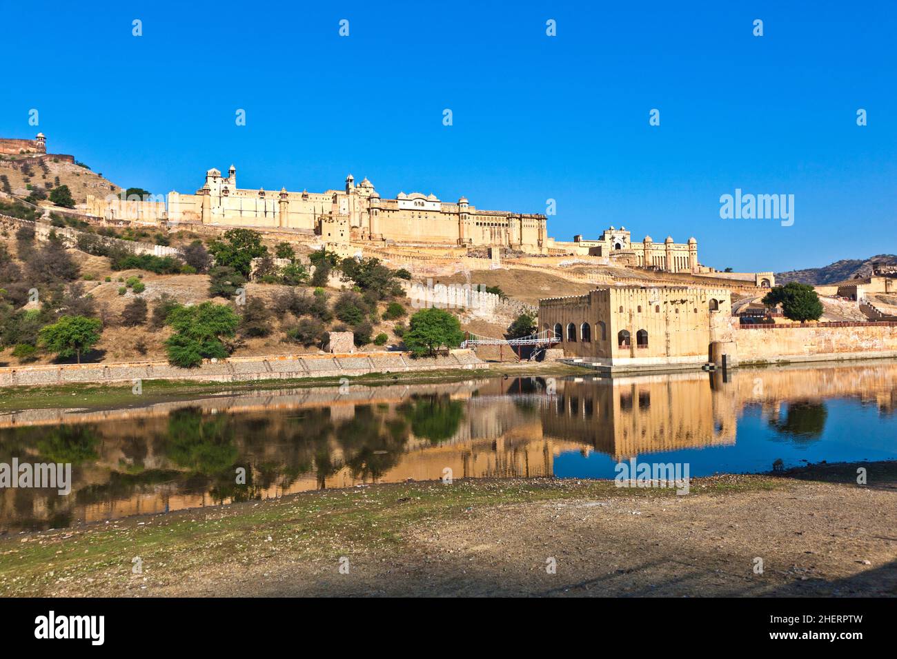 famous Amber Fort in Jaipur, India in the state of Rajasthan Stock ...