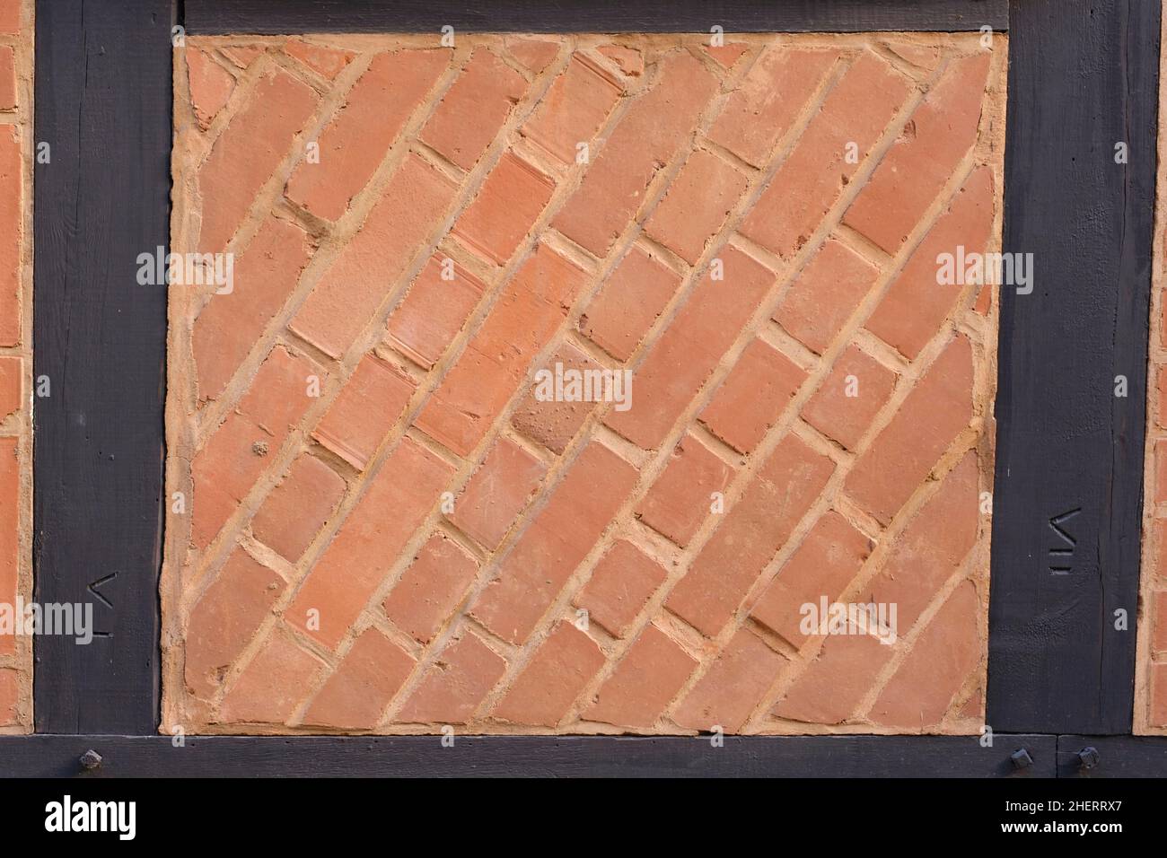 Brick wall half timbering hi-res stock photography and images - Alamy