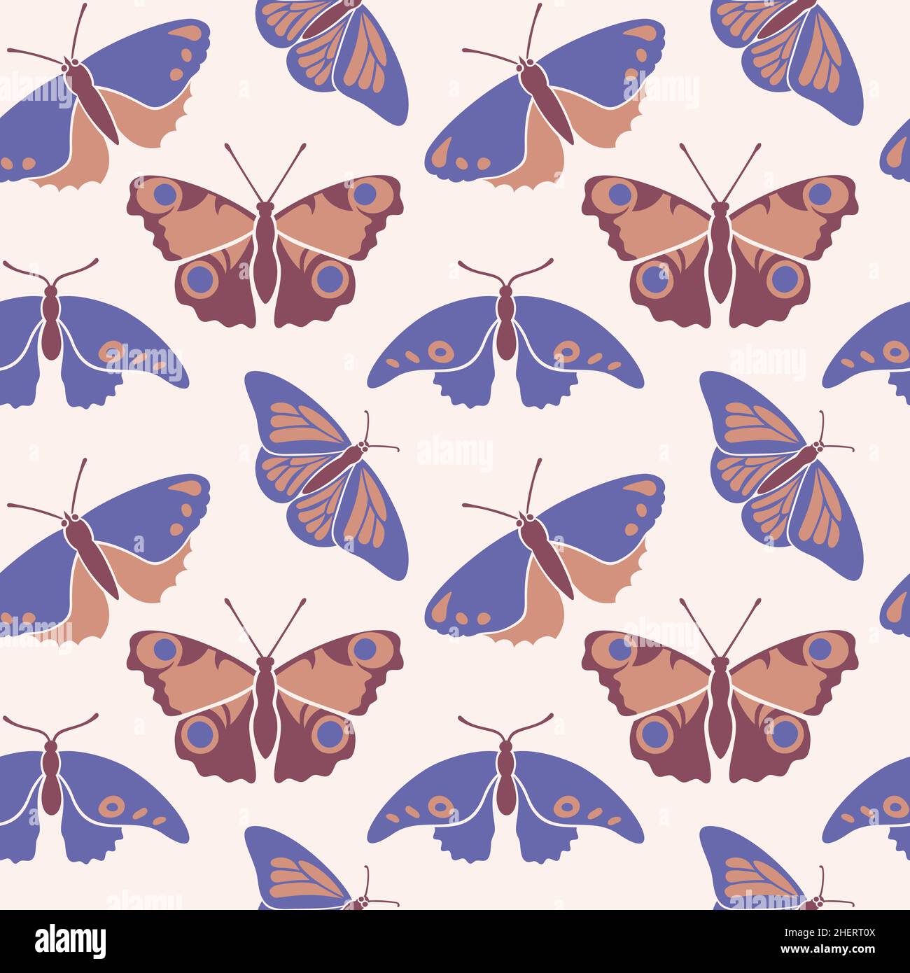 Seamless pattern in a modern flat art style Stock Vector Image & Art ...