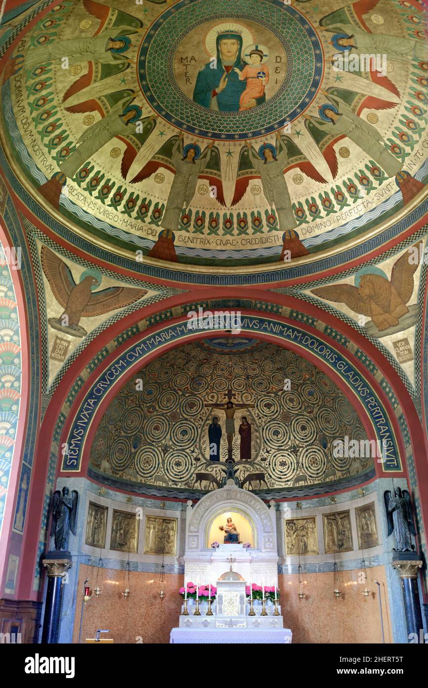 Chapel of Grace of the Beuron Abbey Church, Beuron, Baden-Wuerttemberg ...